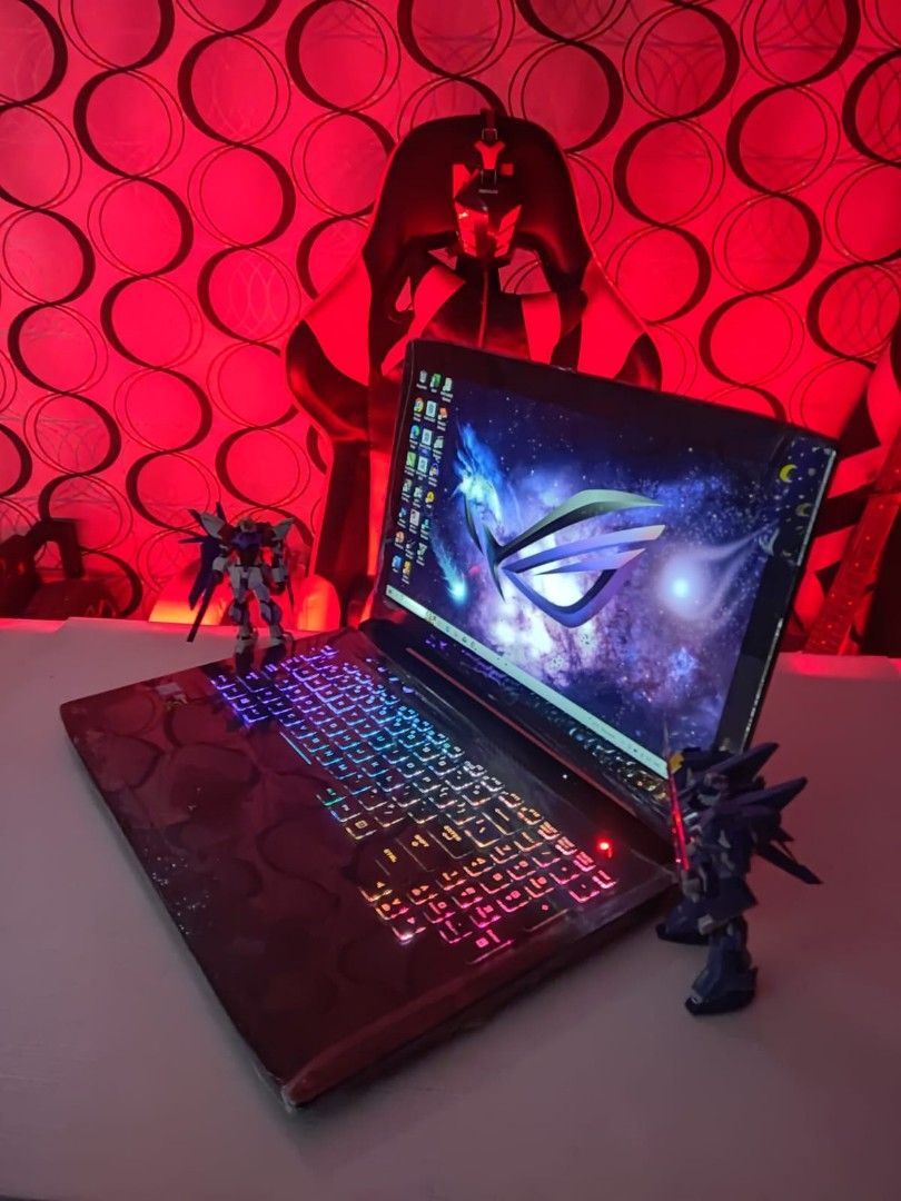 Laptop Gaming Asus Rog Core i7 RAM 16gb SSD+HDD Dual VGA Nvidia Siap ...