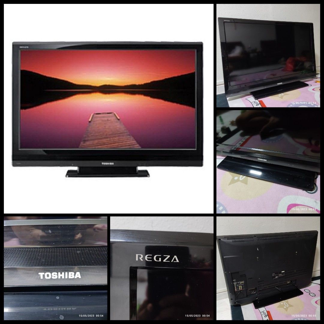 LCD TV 40 Inch FULL HD TOSHIBA REGZA 40CV600E MULTISYSTEM with Desktop ...