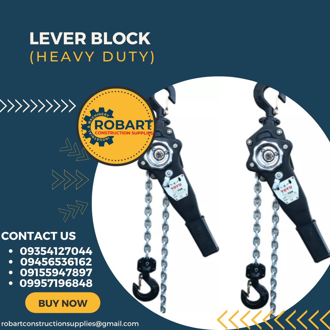 LEVER BLOCK (HEAVY DUTY), Commercial & Industrial, Construction Tools ...