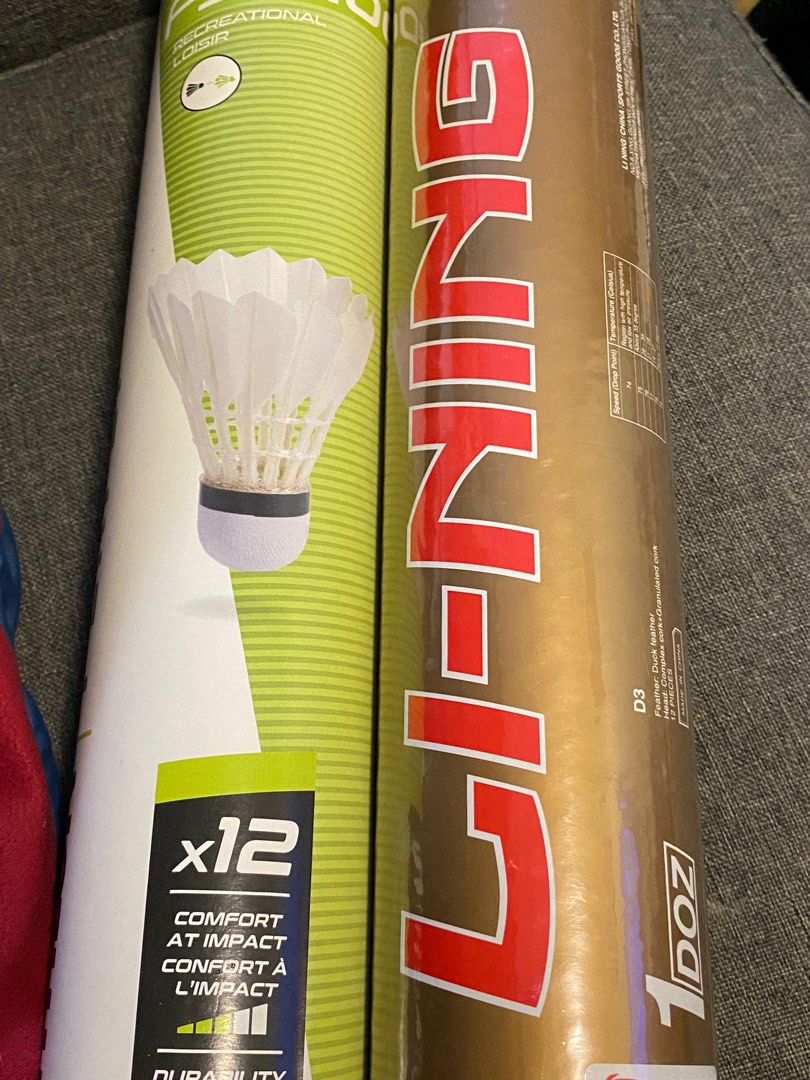 Lining and Decathlon Shuttlecock on Carousell