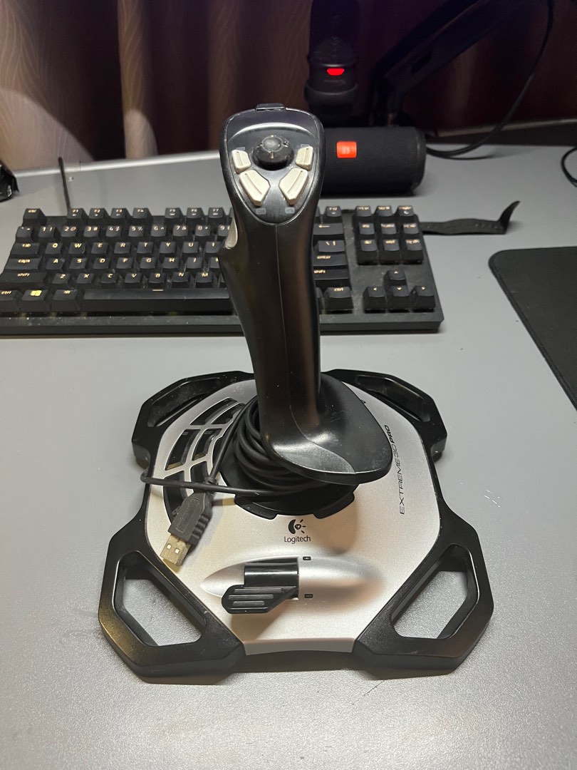 Logitech Extreme 3D Pro Joystick, Video Gaming, Gaming Accessories ...