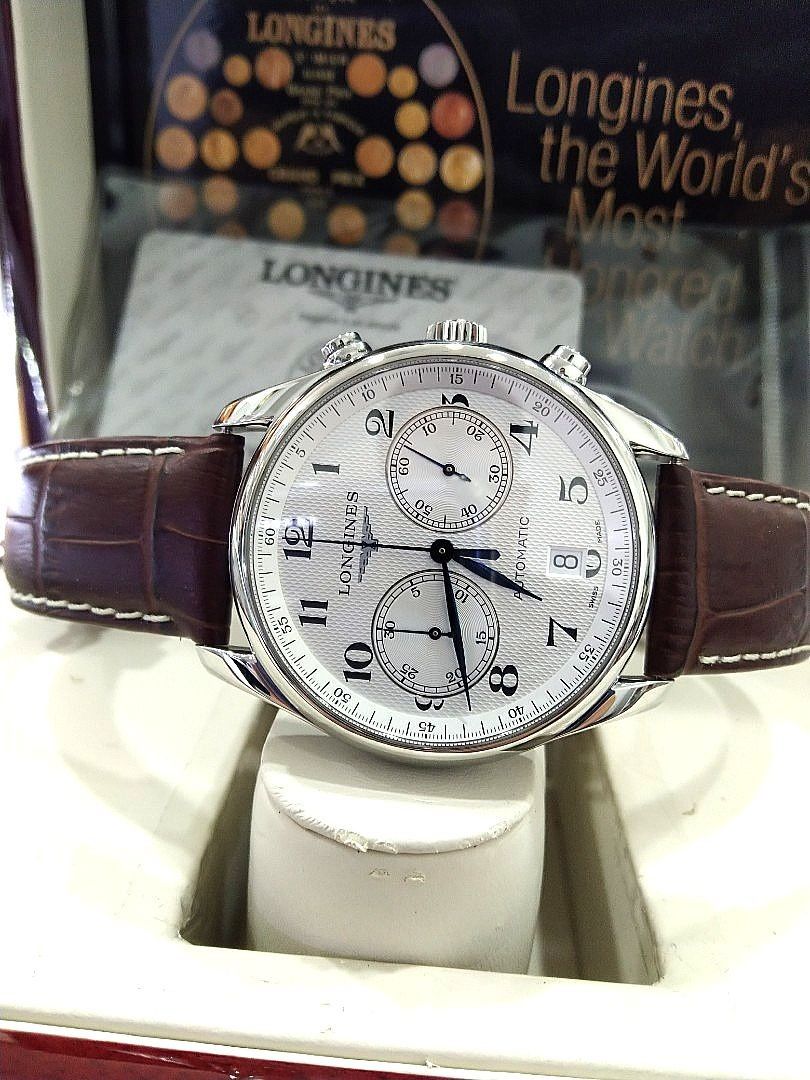 (sold)Longines master collection chronograph, Luxury, Watches on Carousell