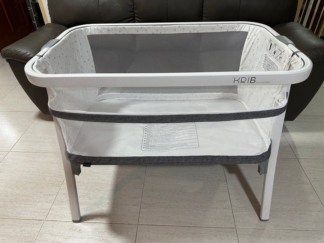 Lucky baby Krib crib, Babies & Kids, Baby Nursery & Kids Furniture, Cots & Cribs on Carousell