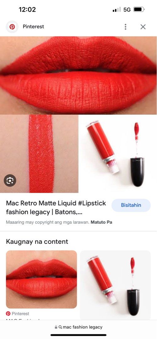 MAC Fashion Legacy retro matte lipstick, Beauty & Personal Care, Face ... MAC Fashion Legacy retro matte lipstick, Beauty & Personal Care, Face ...