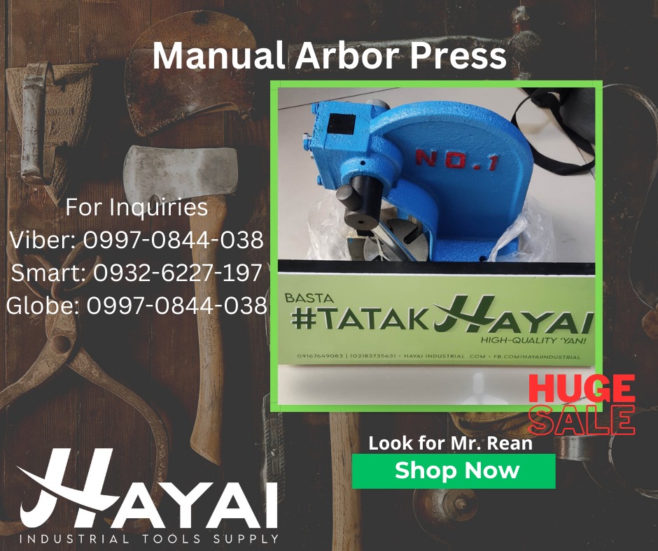 Manual Arbor Press, Commercial & Industrial, Industrial Equipment on ...