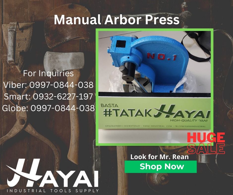Manual Arbor Press, Commercial & Industrial, Industrial Equipment on ...
