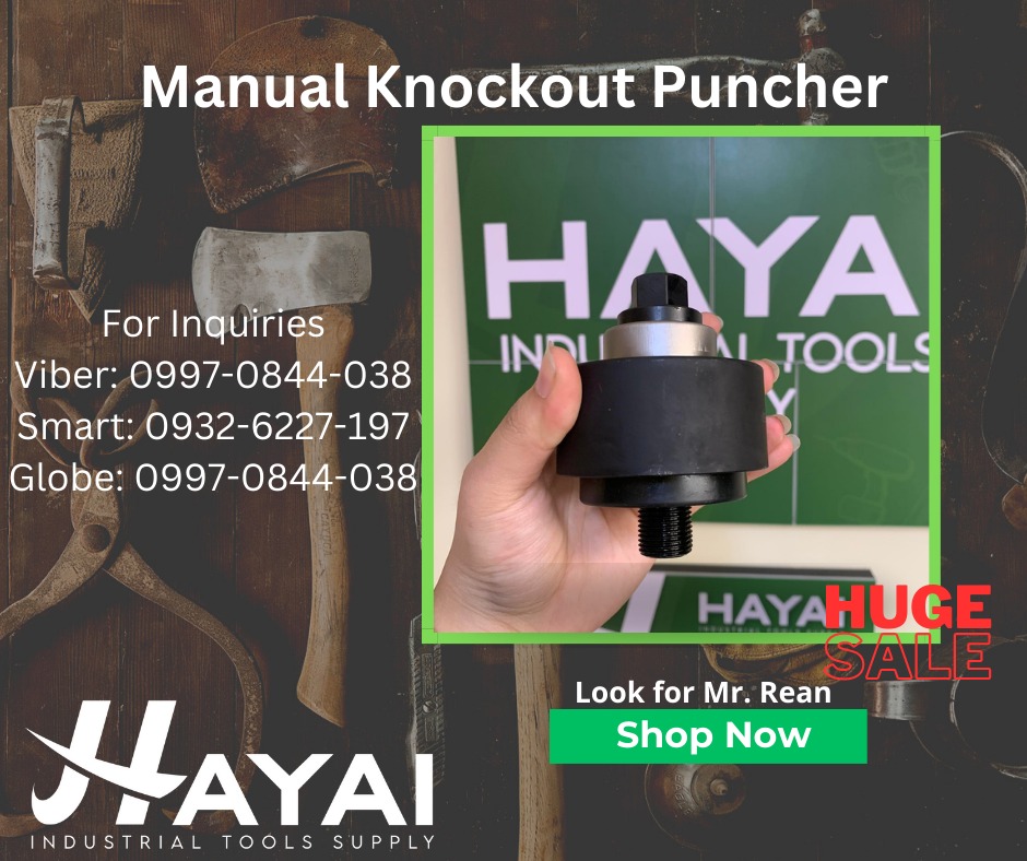 Manual Knockout Puncher, Commercial & Industrial, Industrial Equipment ...