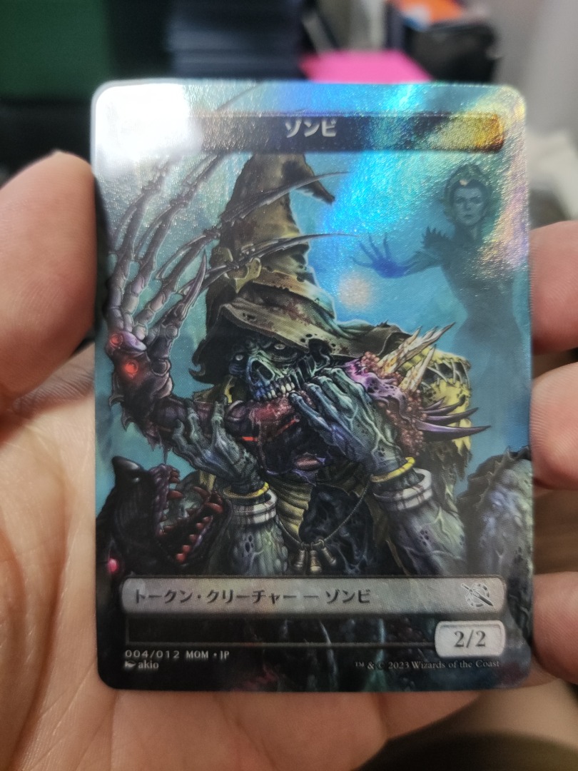 March of Machines | JP FOIL Zombie Token | Japan Exclusive | MTG ...
