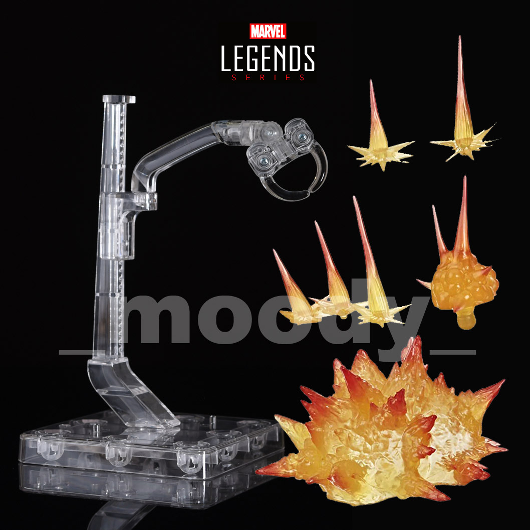 Marvel Legends Blast Effects + Figure Stand Set, Hobbies & Toys, Toys ...