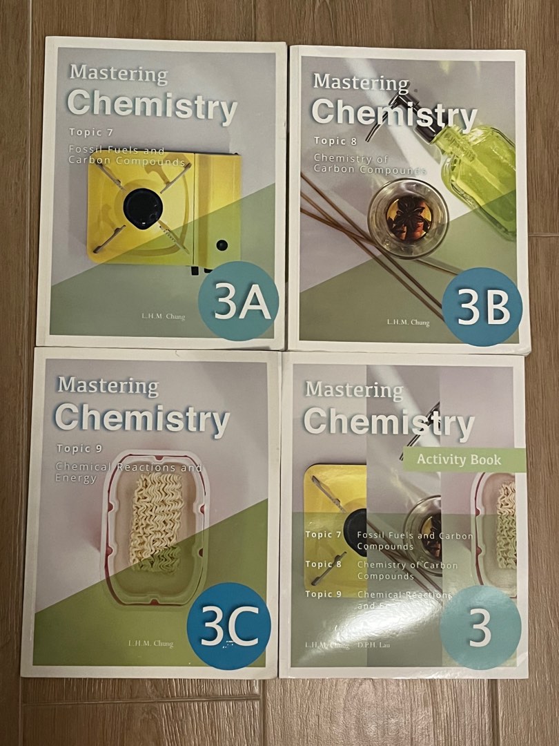 Mastering Chemistry Topic 3A, 3B, 3C, Activity Book, 興趣及遊戲, 書本 & 文具 ...