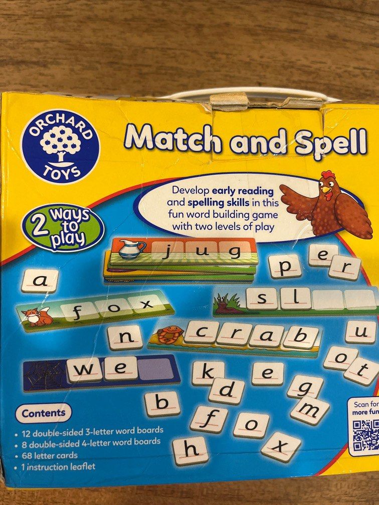 Match & Spell Phonics Spelling Bee, Hobbies & Toys, Toys & Games on ...
