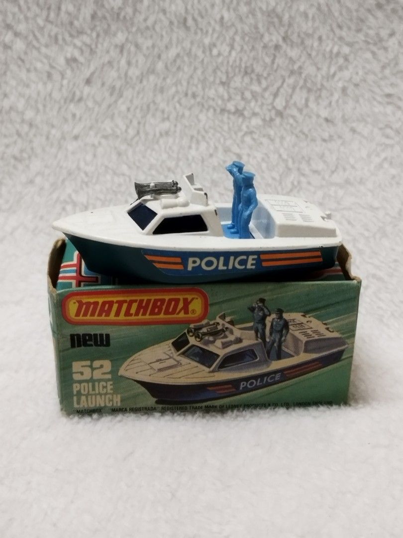 Matchbox superfast police Launch no 52, Hobbies & Toys, Toys & Games on ...