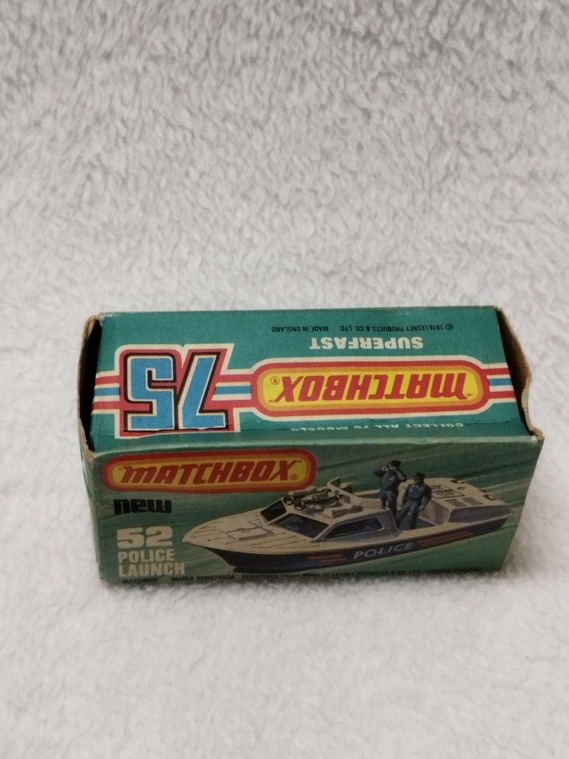 Matchbox superfast police Launch no 52, Hobbies & Toys, Toys & Games on ...