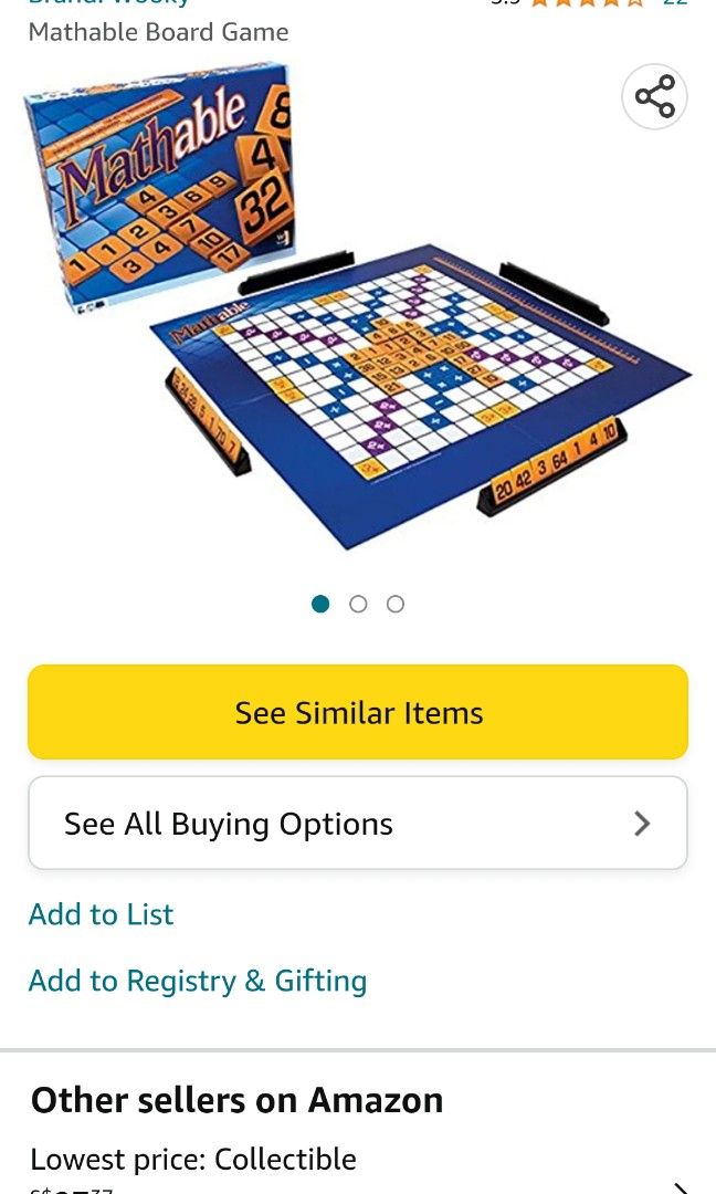 Mathable Deluxe, Hobbies & Toys, Toys & Games on Carousell