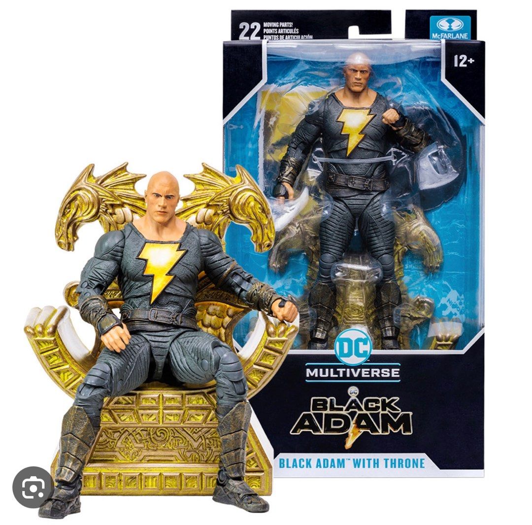 Mcfarlane Black Adam (Throne Version), Hobbies & Toys, Toys & Games on ...