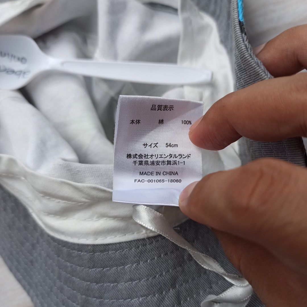 Mickey Mouse Tokyo Disney bucket hat official merchandise, Fesyen Pria ...