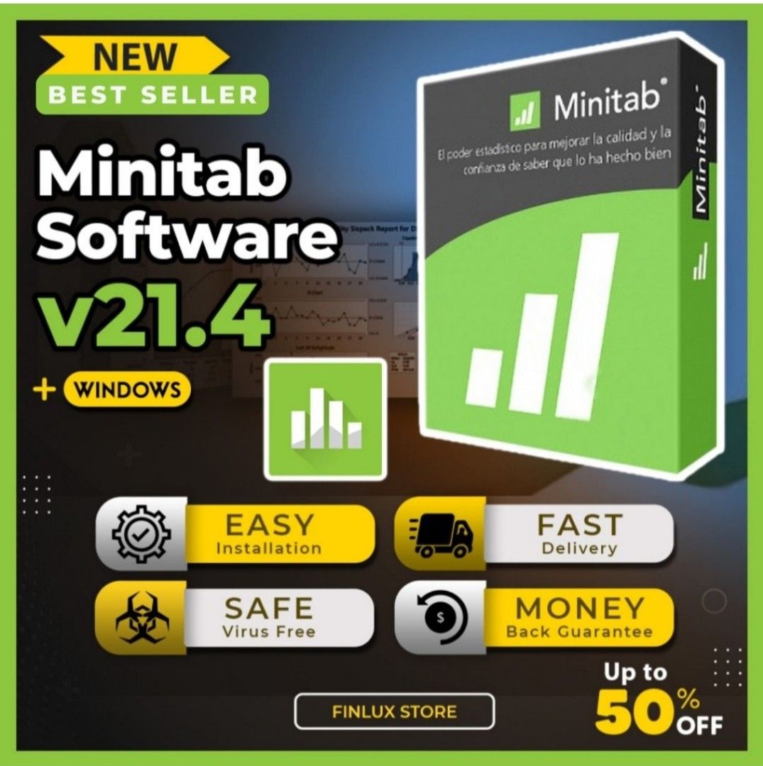 Minitab 21 v21.4 Latest 2023 Lifetime For Windows, Computers & Tech ...