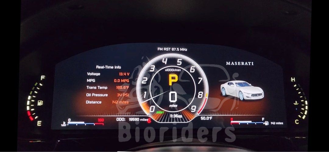 Maserati GranTurismo Quattroporte GTS GC MC GT GC system instrument ...