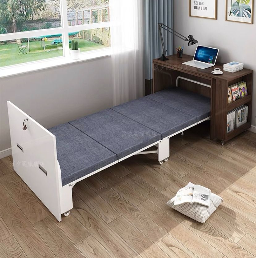 Multi Function Folding Bed Cabinet Integrated Desk Style Hidden Bed