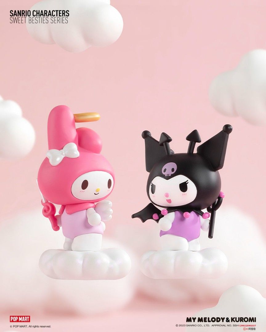 [NEW! POPMART] POPMART SANRIO CHARACTERS SWEETS BESTIES KUROMI AND MY ...