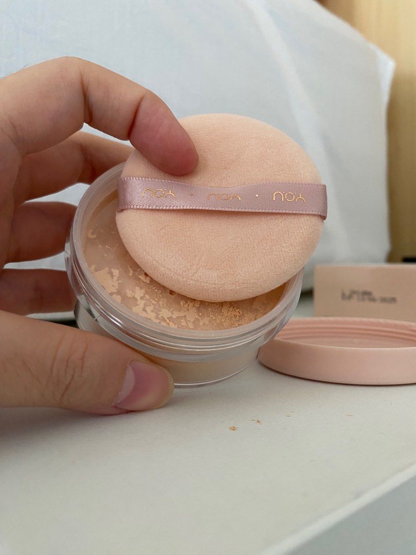 [NEW] Y.O.U NOUTRIWEAR AIRY FIT LOOSE POWDER - Shell Beige on Carousell
