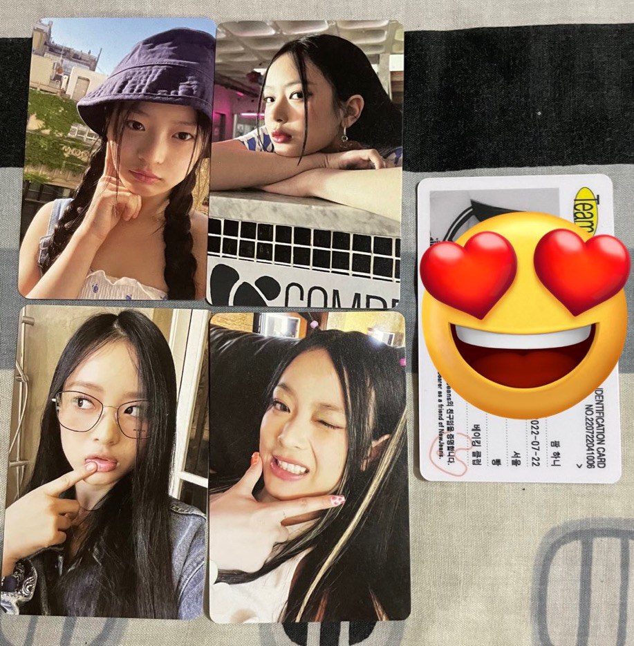 NewJeans Hanni Bucket Hat Weverse Set ONLY, Hobbies & Toys, Memorabilia ...