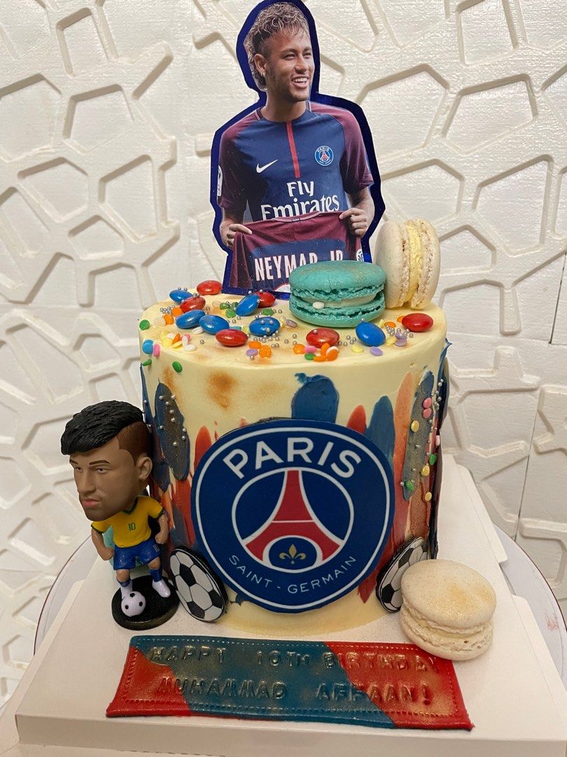 Neymar themed cake, Food & Drinks, Homemade Bakes on Carousell