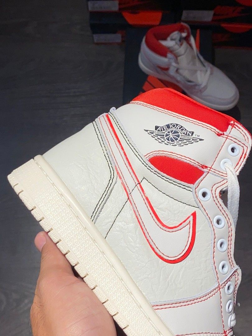 NiKE AIR JORDAN 1 HIGH OG " PHANTOM ", Fesyen Pria, Sepatu , Sneakers ...