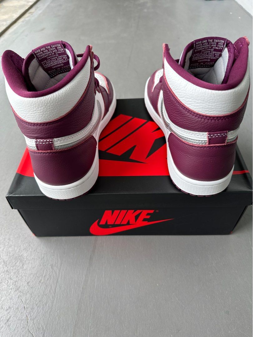 Nike Air Jordan 1 High OG Bordeaux, Men's Fashion, Footwear, Sneakers ...