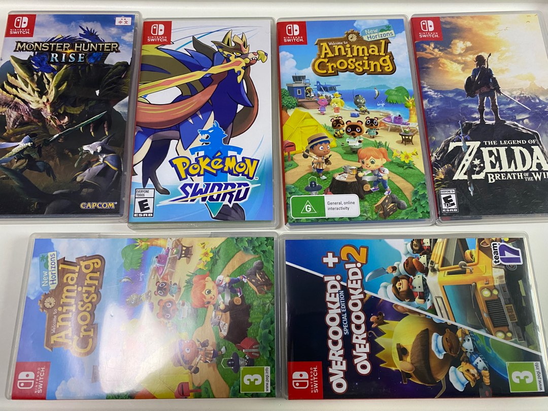 Nintendo Lite Switch Gaming Games Zelda Monster Hunter Animal Crossing ...