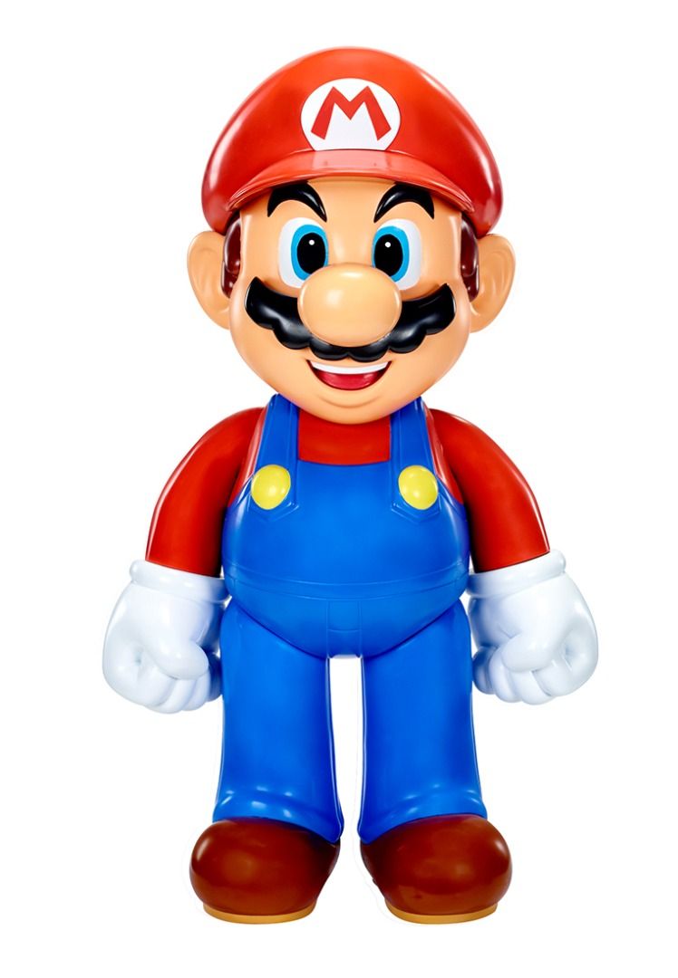Nintendo Super Mario 20-inch Mario Big Figure, Poseable Action Figure ...
