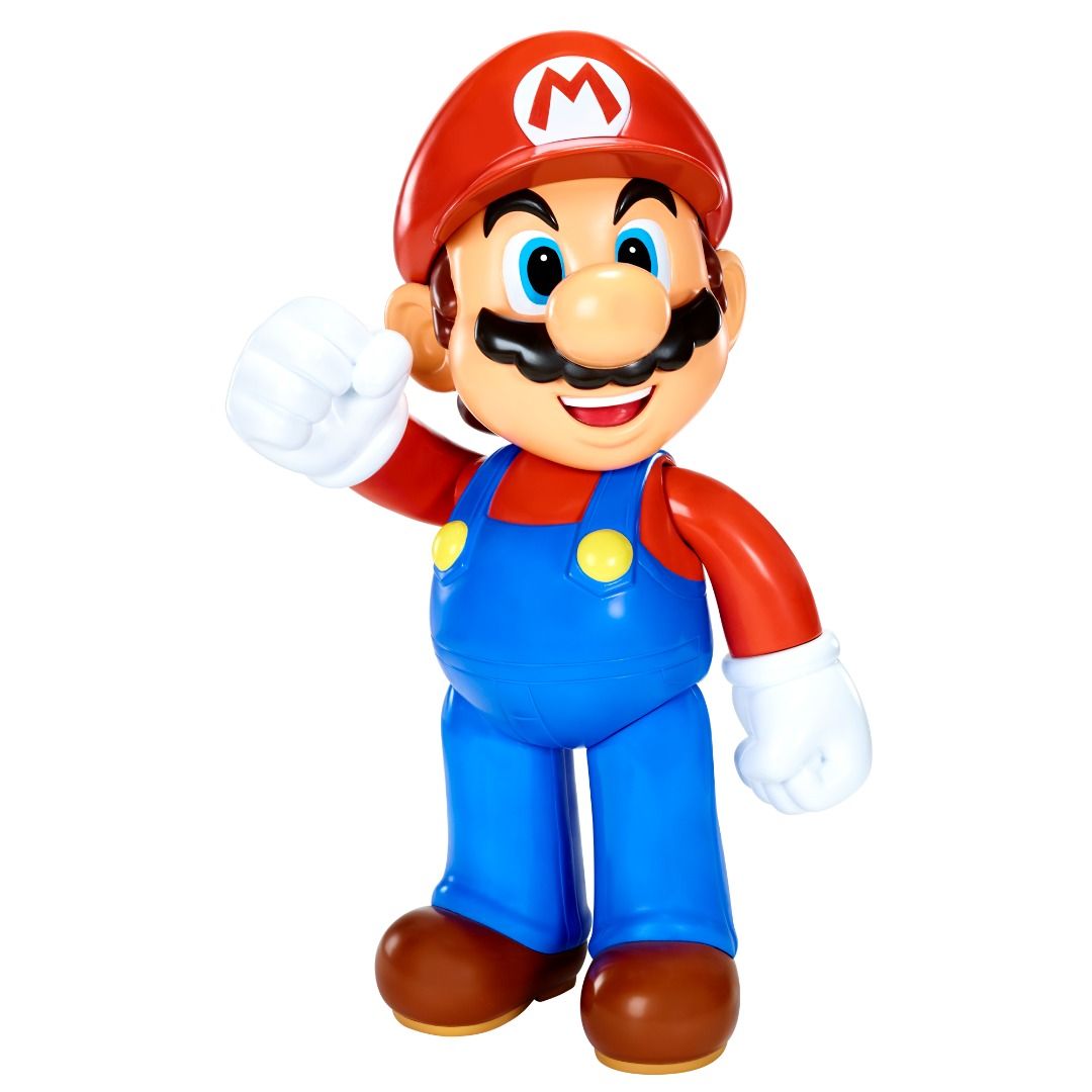 Nintendo Super Mario 20-inch Mario Big Figure, Poseable Action Figure ...