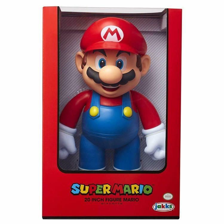 Nintendo Super Mario 20-inch Mario Big Figure, Poseable Action Figure ...