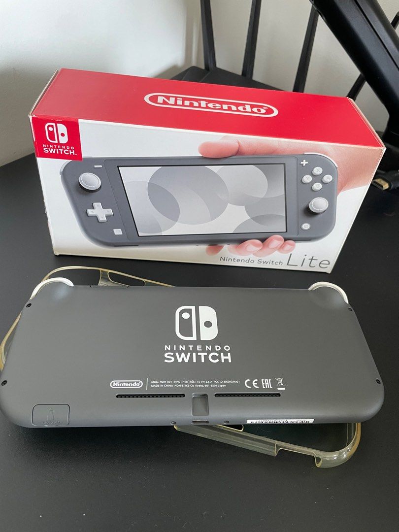 Nintendo Switch Lite Grey, Video Gaming, Video Game Consoles, Nintendo ...
