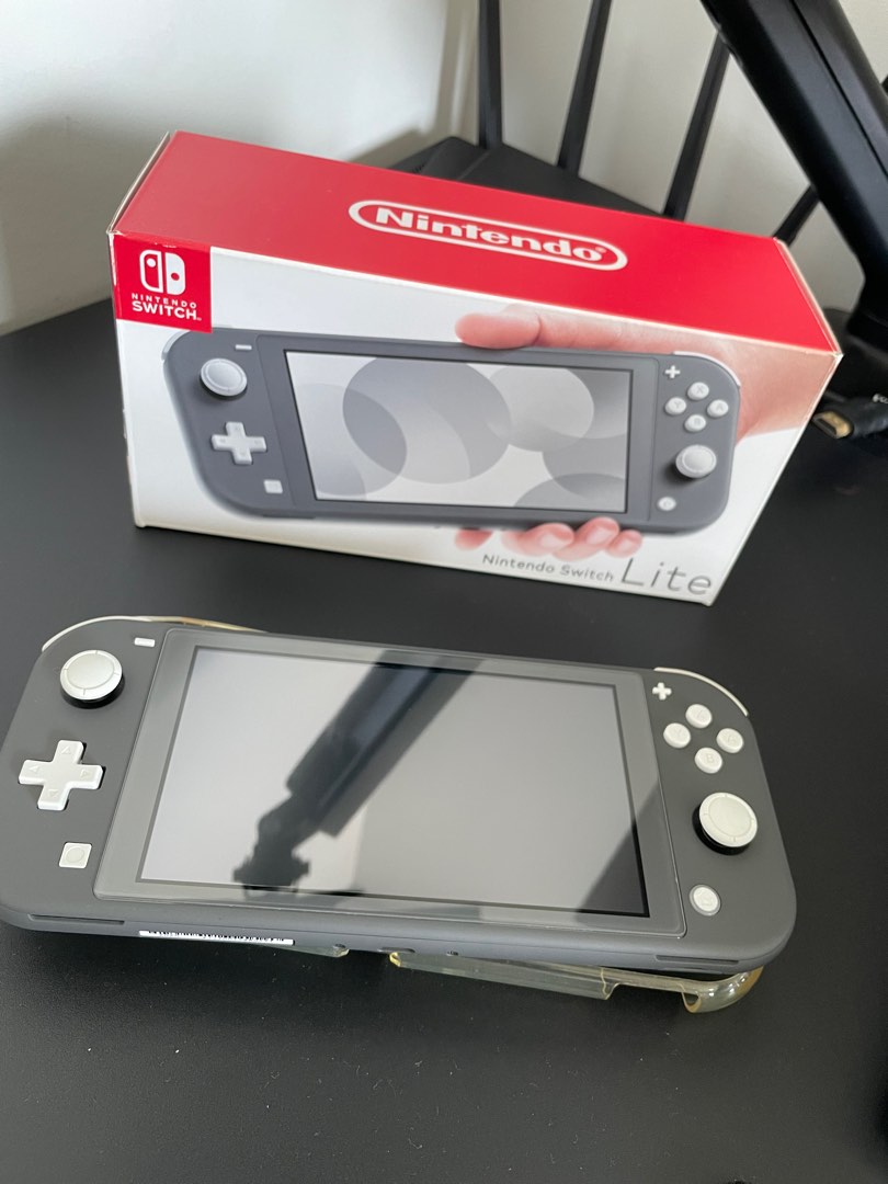 Nintendo Switch Lite Grey, Video Gaming, Video Game Consoles, Nintendo ...