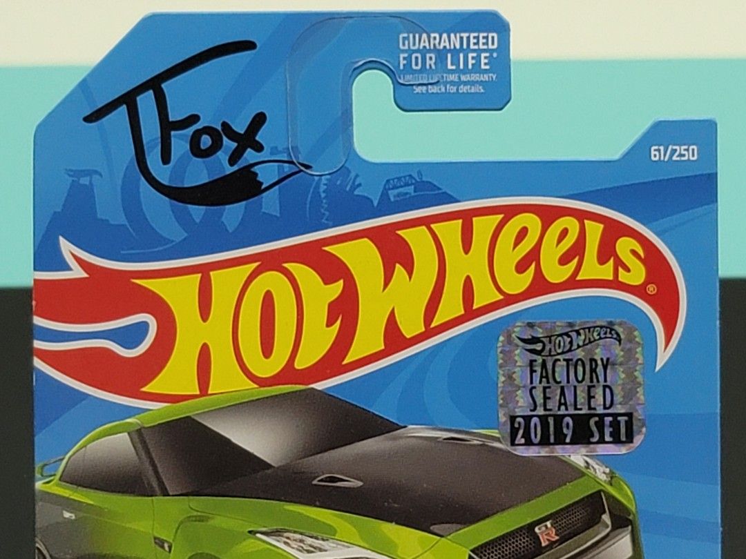Hot Wheels Nissan GT-R R35 Factory Sealed 2019 Speed Blur Tanner Fox ...