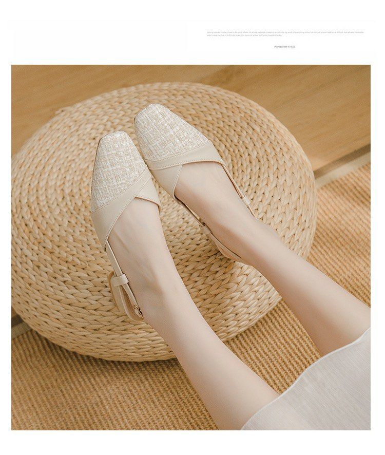Nude low heels FREE NORMAL MAIL, Women's Fashion, Footwear, Heels on ...