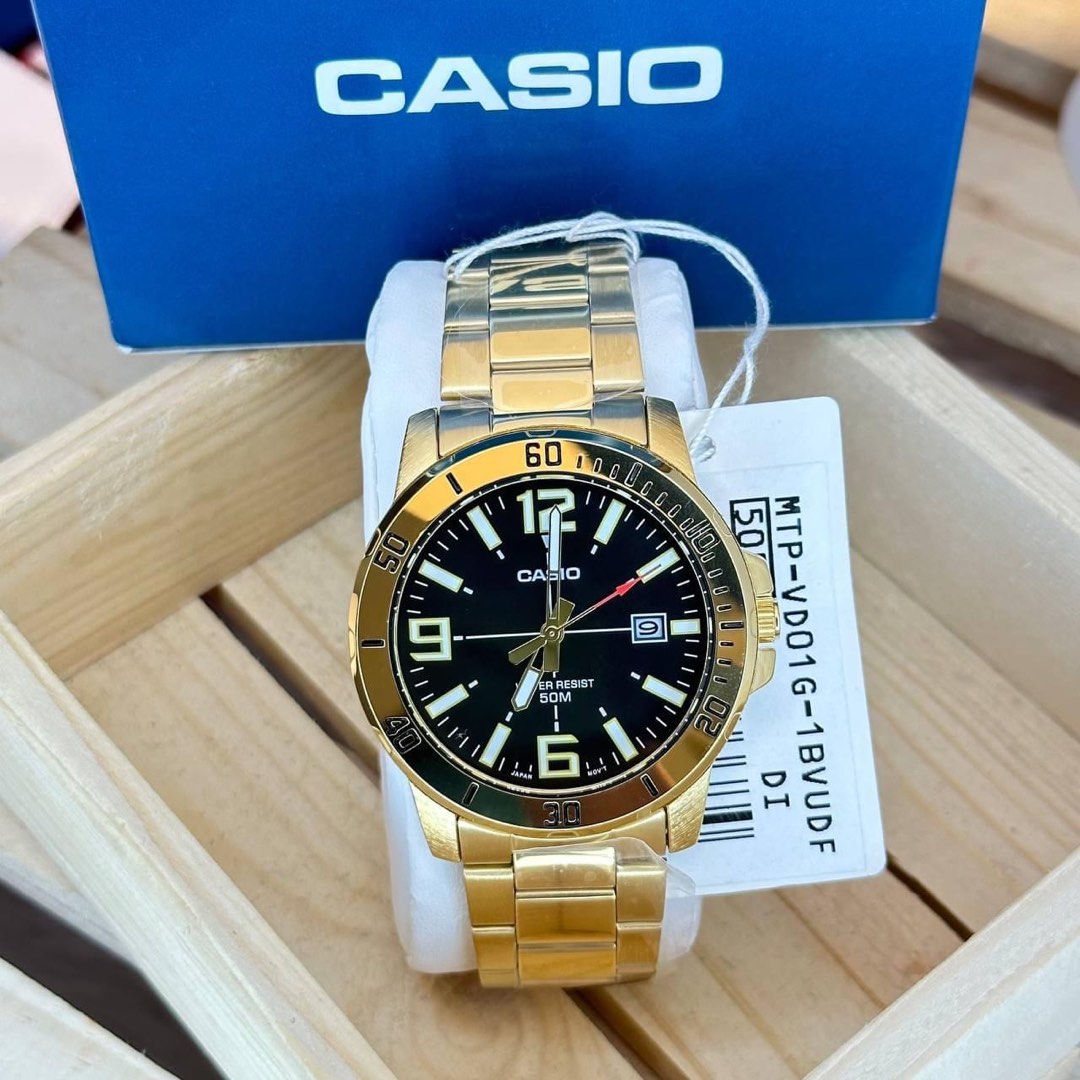 Original casio watch gold oversize on Carousell