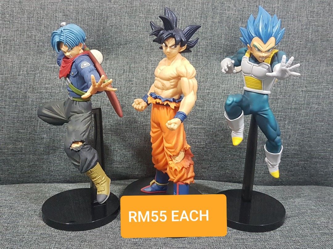 Original dragon ball figure -Goku, Vegeta,trunks, Broly, Hobbies & Toys, Toys & Games on Carousell