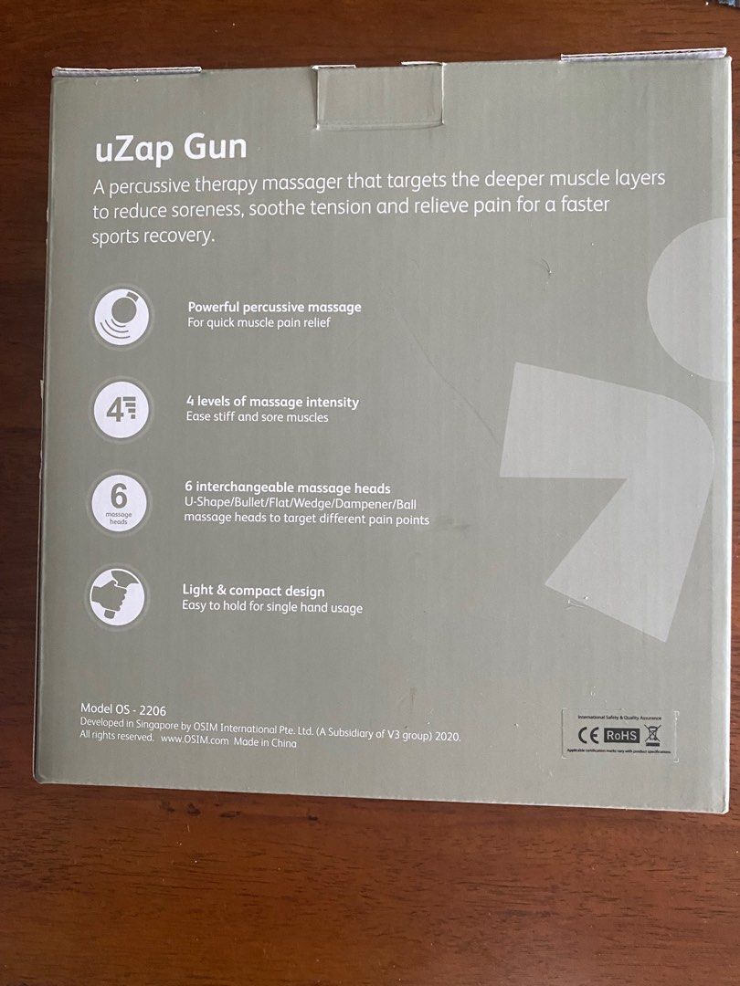 Osim Uzap, Health & Nutrition, Massage Devices on Carousell