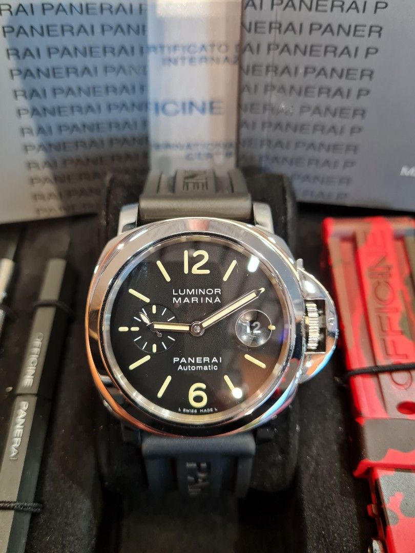 Panerai pam 104 Full Set, Luxury, Watches on Carousell