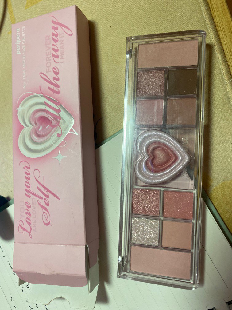 peripera all take mood like palette - 01 prestige pink, Beauty ...