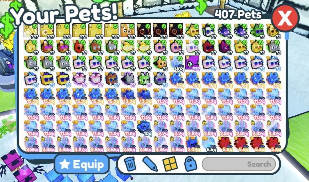 Pet Simulator X Exclusives, Huges and Titanics, Video Gaming, Gaming ...
