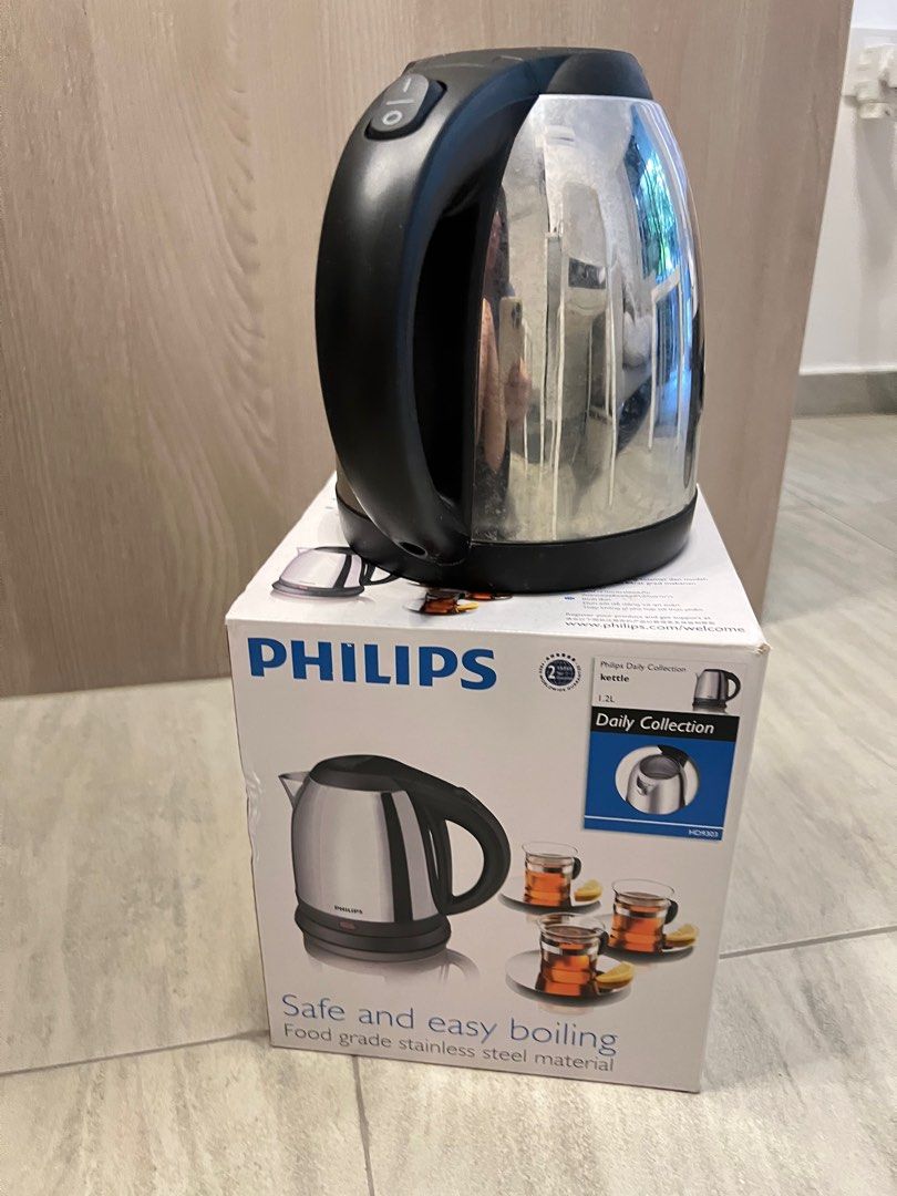 Philips kettle 1.2L, TV & Home Appliances, Kitchen Appliances, Kettles ...