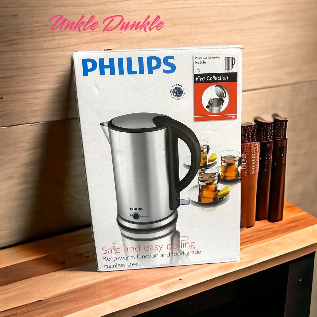 Philips Kettle 1.7L, TV & Home Appliances, Kitchen Appliances, Kettles ...
