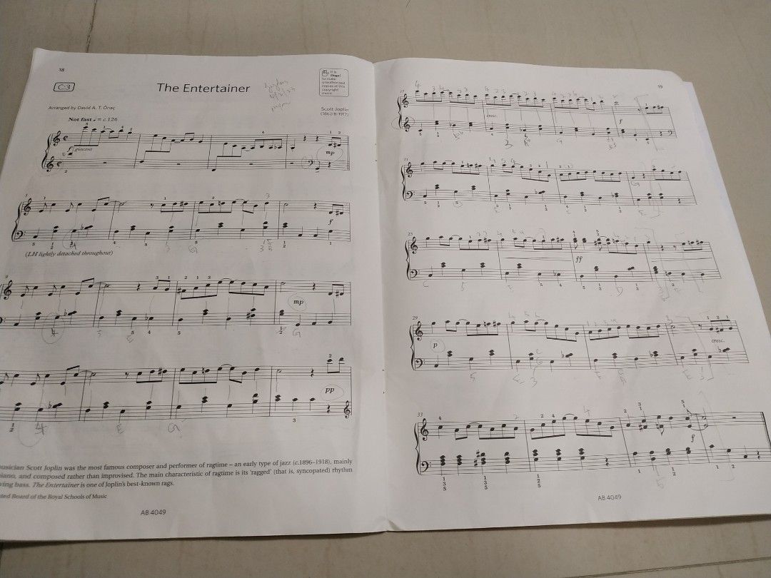 Piano abrsm grade 3 2023-2024, Hobbies & Toys, Music & Media, Music ...