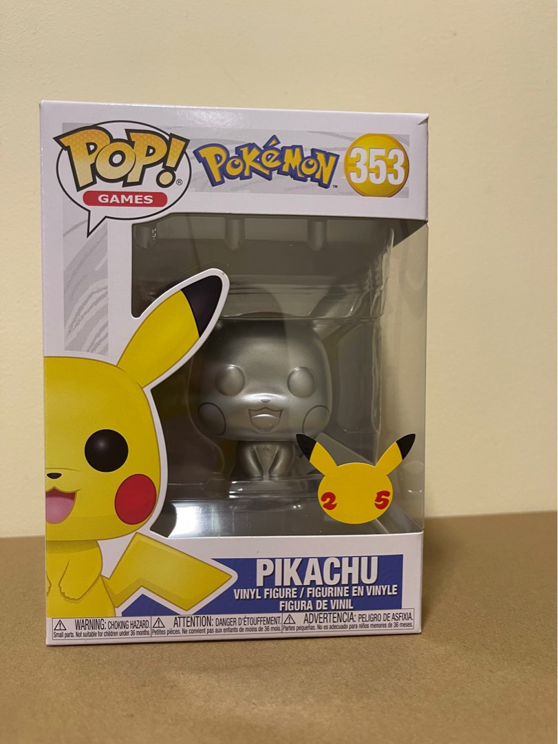 Pikachu 25th Anniversary Funko Pop, Hobbies & Toys, Toys & Games on ...