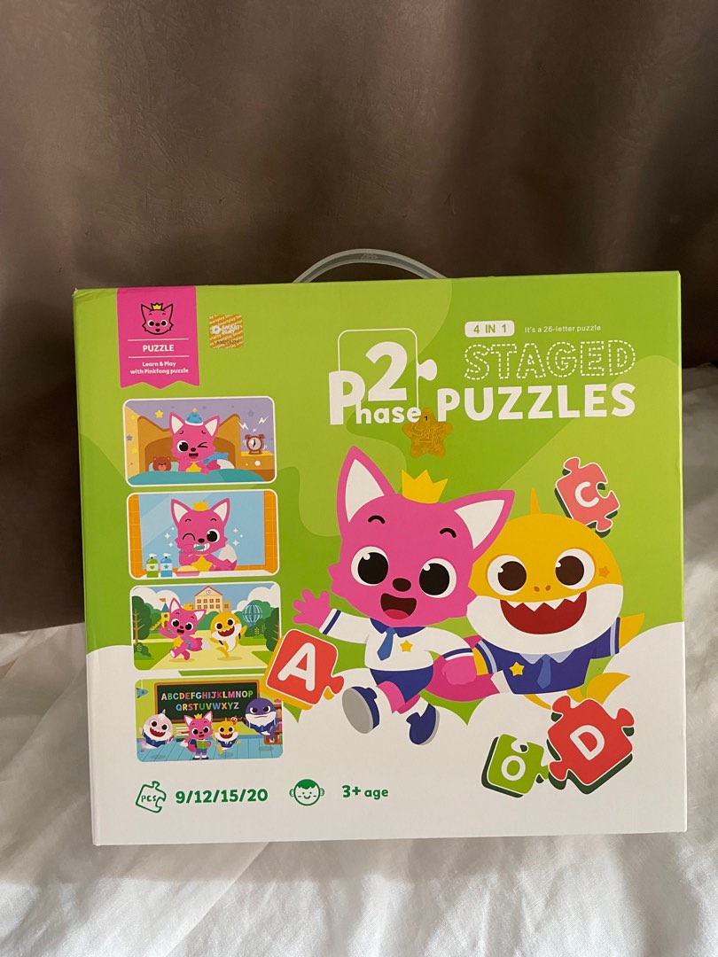 Pinkfong phase 2 puzzles (elf culture), 兒童＆孕婦用品, 嬰兒玩具 - Carousell