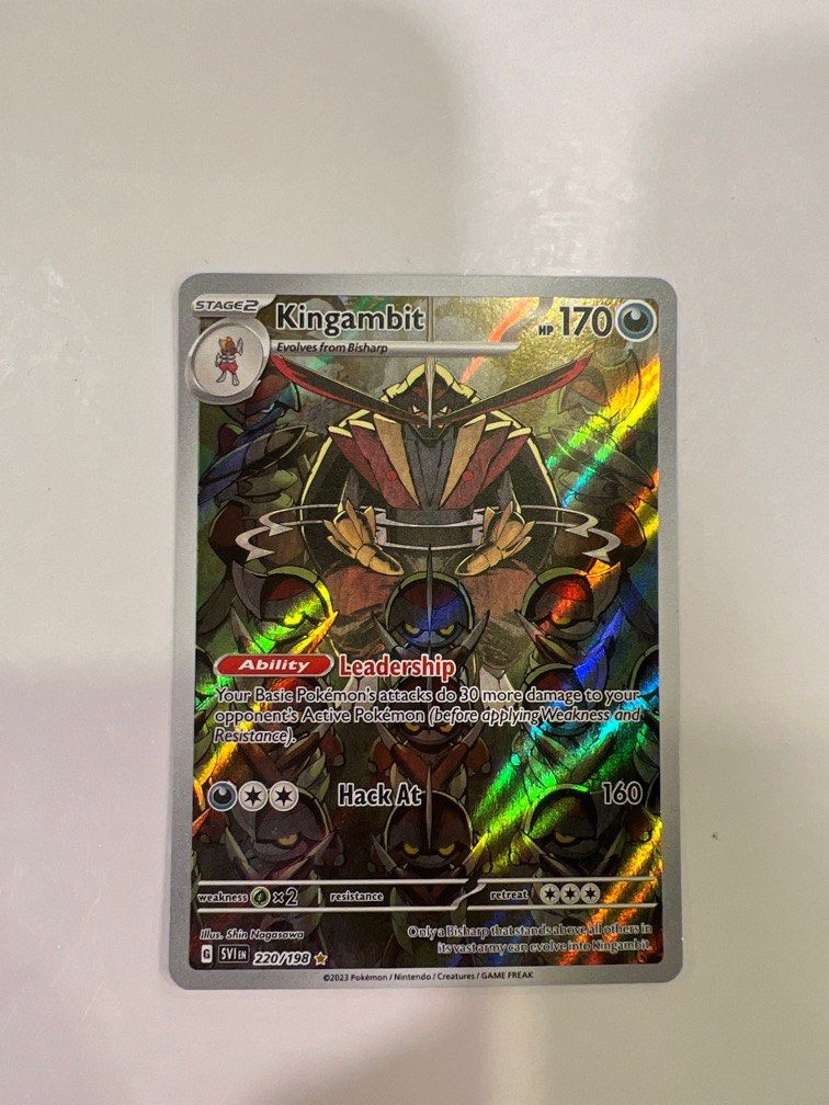 Pokemon Scarlet & Violet Kingambit, Hobbies & Toys, Toys & Games on ...