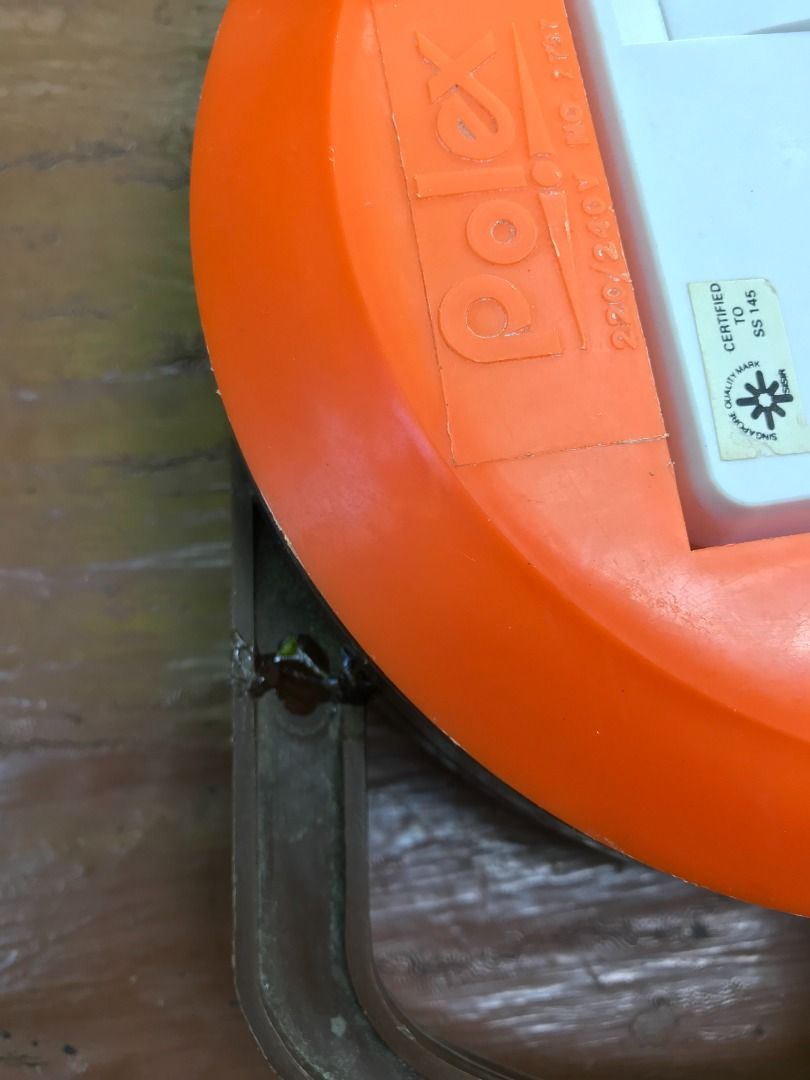 Polex (Orange) $10 and Clipsal (Grey) $12 circular power extension cord ...